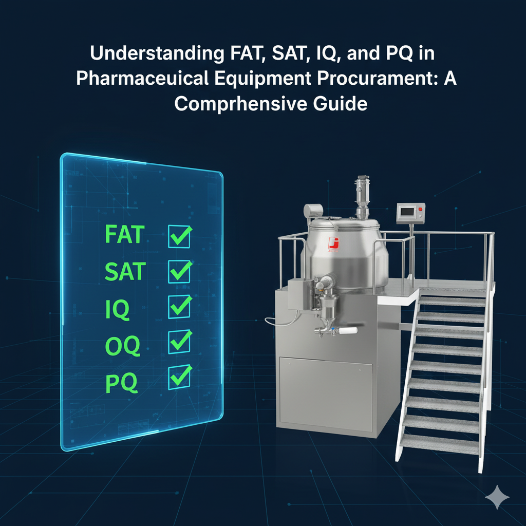 Understanding FAT, SAT, IQ, OQ, and PQ in Pharmaceutical Equipment ...